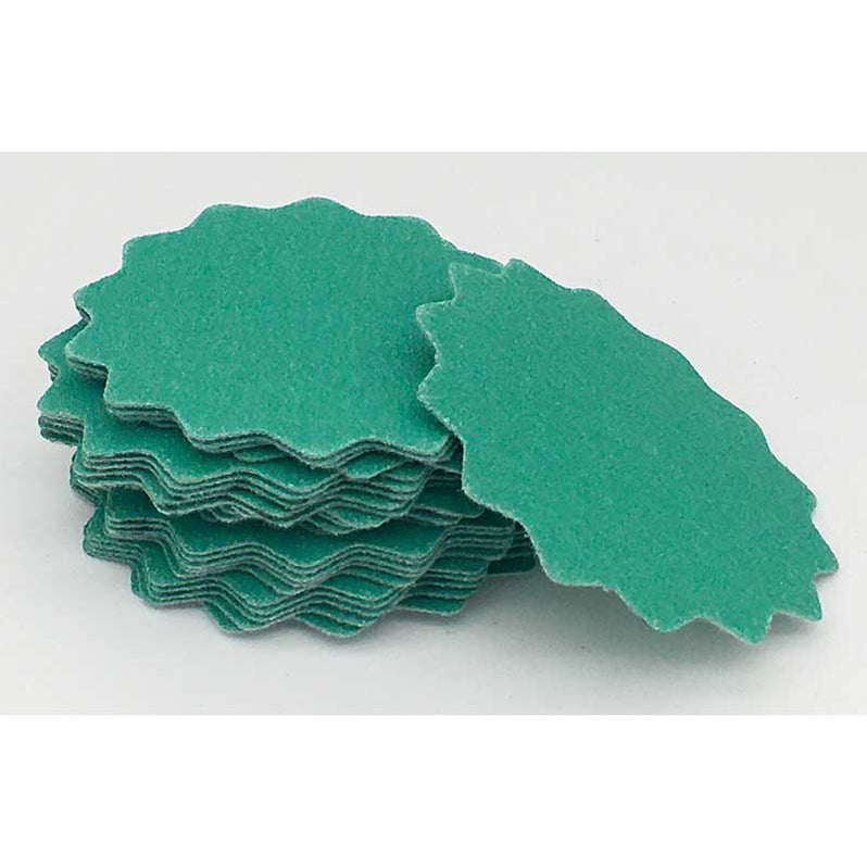 Green Wave Sanding Disks, 3-inch (oversized) - Sample Pack