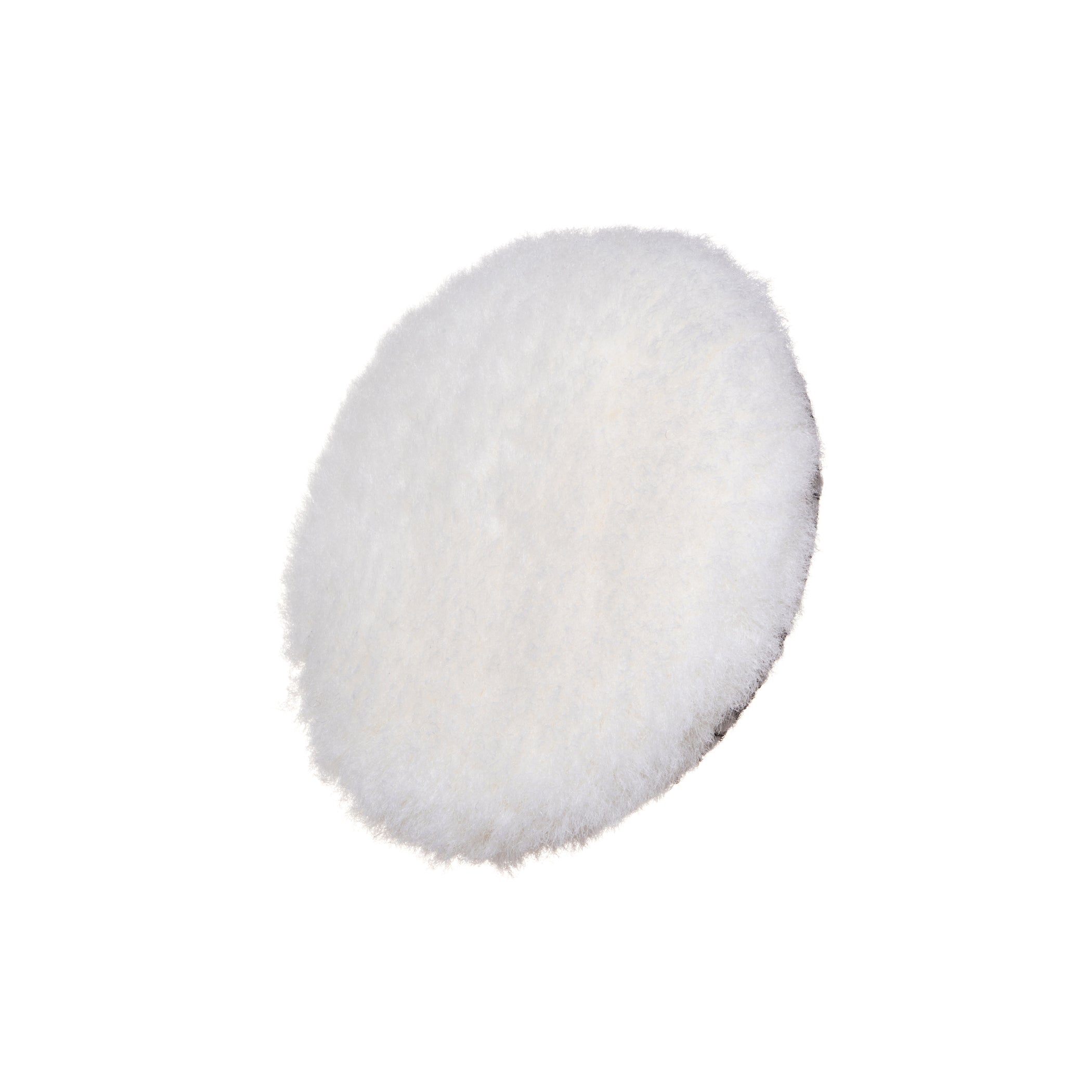 Knitted Wool Buffing Pad - 3" hook and loop mounting