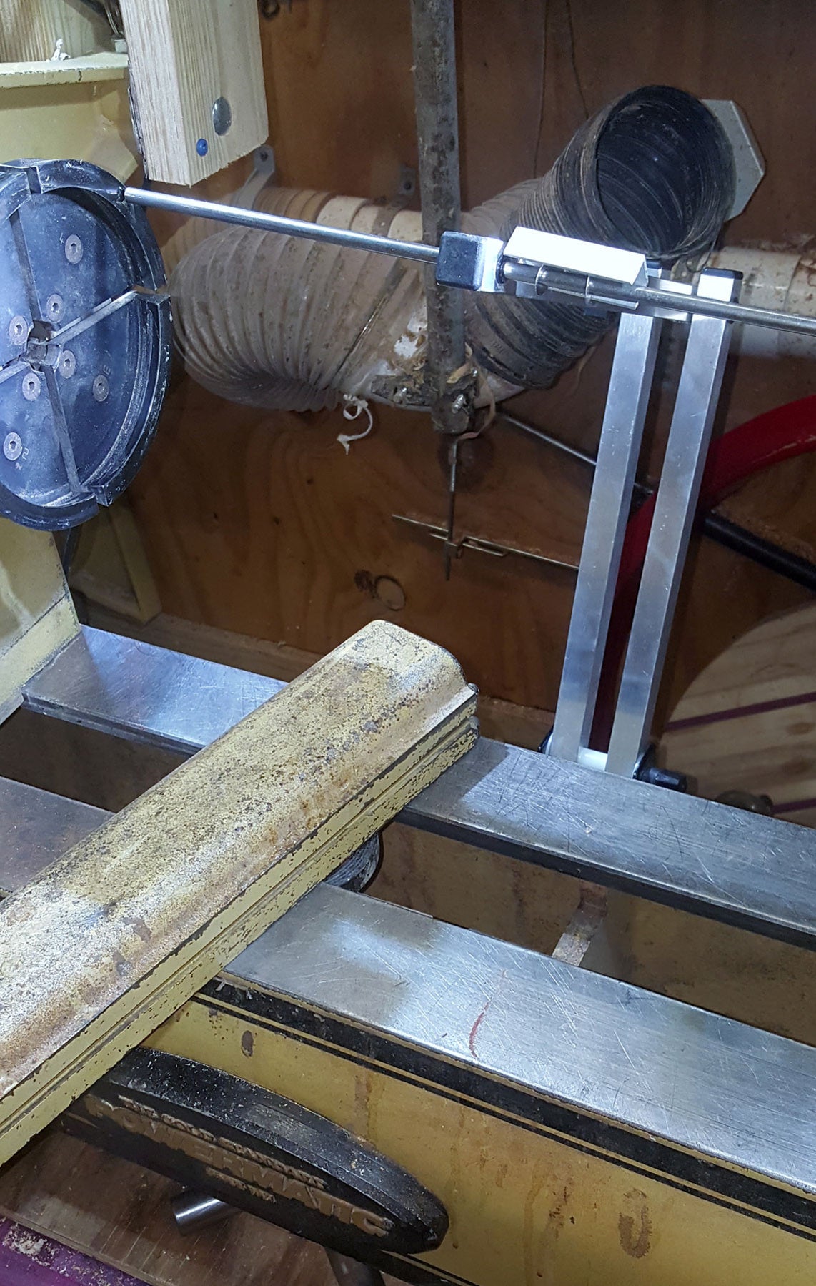 Lathe Track Rack System Base